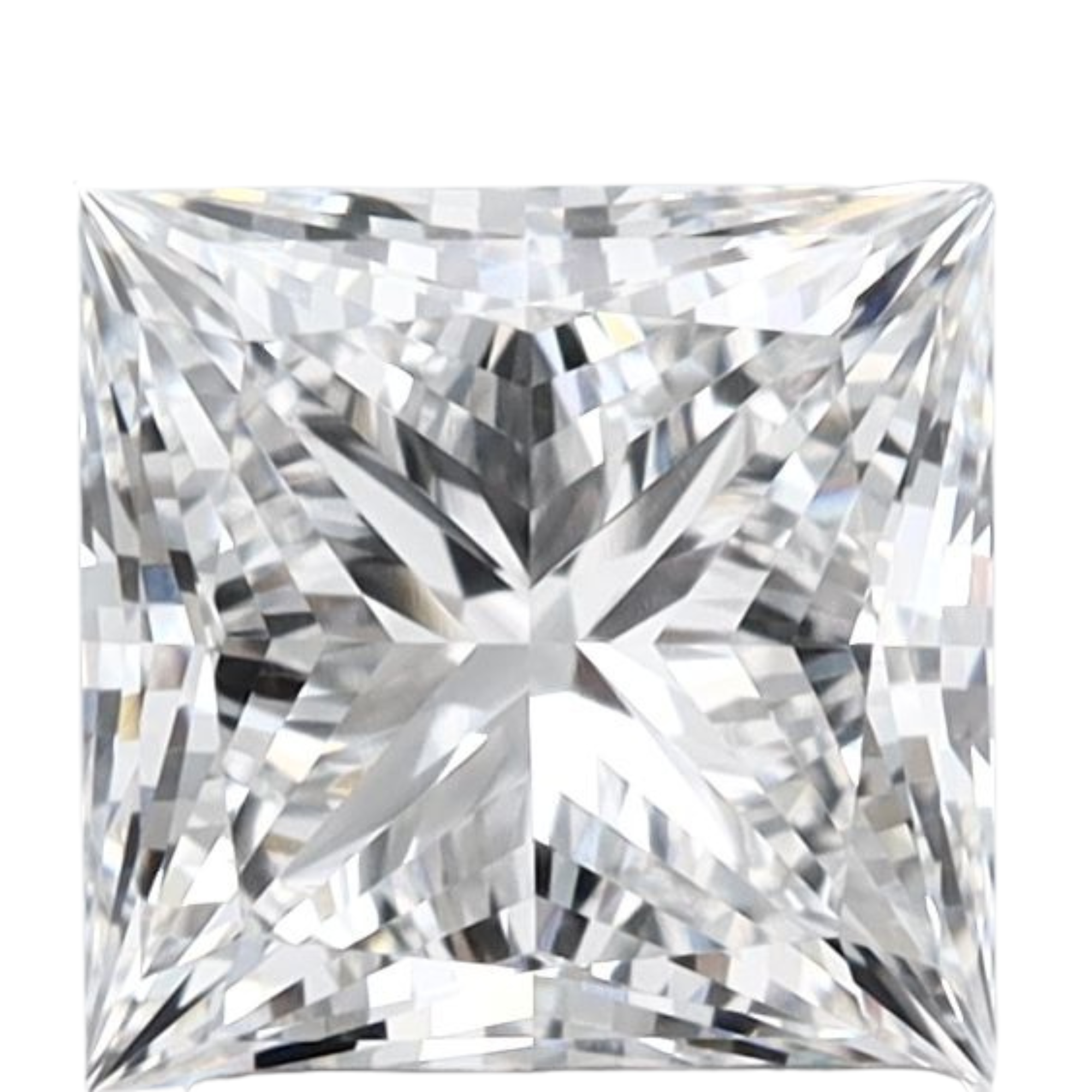 Loose Princess Cut Lab Diamond 2.00 ct. D Color VVS1 Clarity – Bel ...